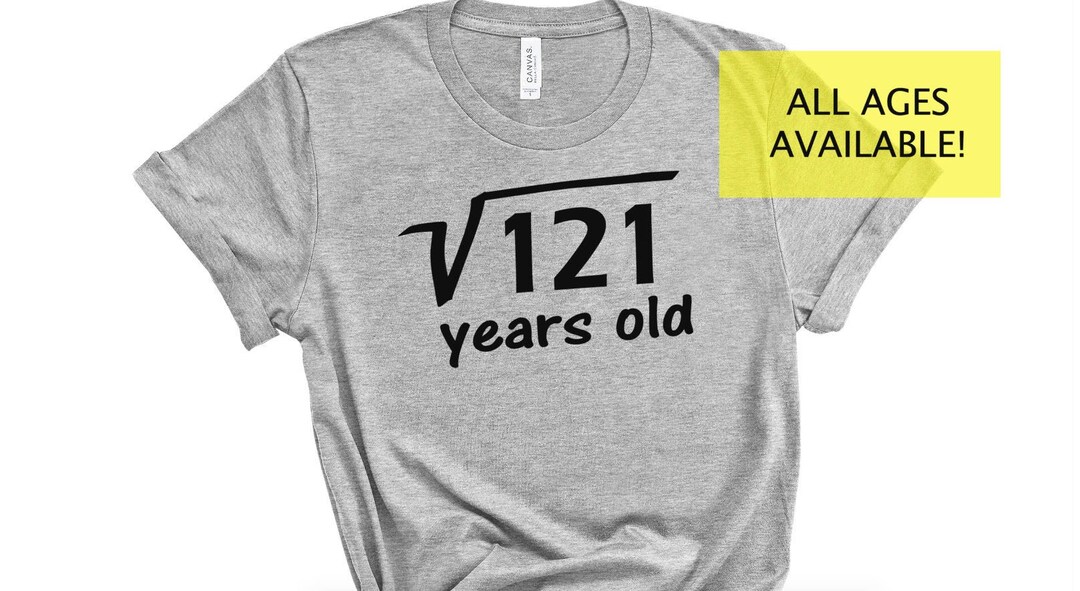 Funny Kids Birthday Shirt - Square Root of 100 Birthday Shirt - Math ...