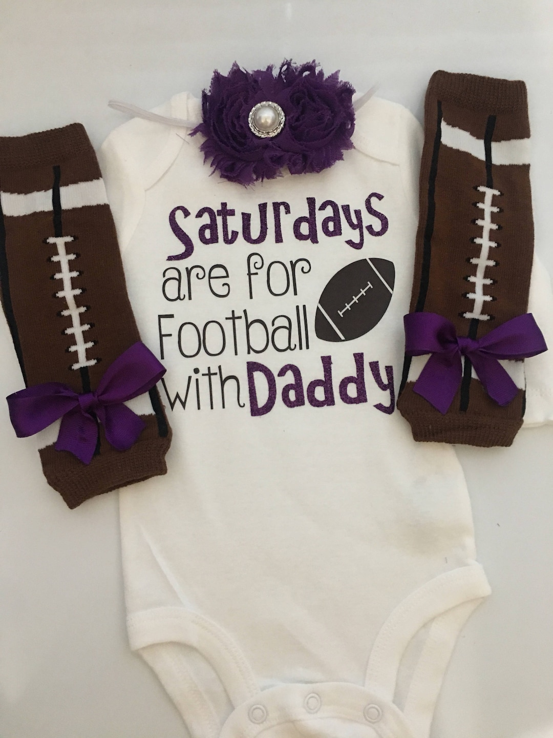 Baby Girl Football Outfit - Newborn Football - Saturdays Are for ...