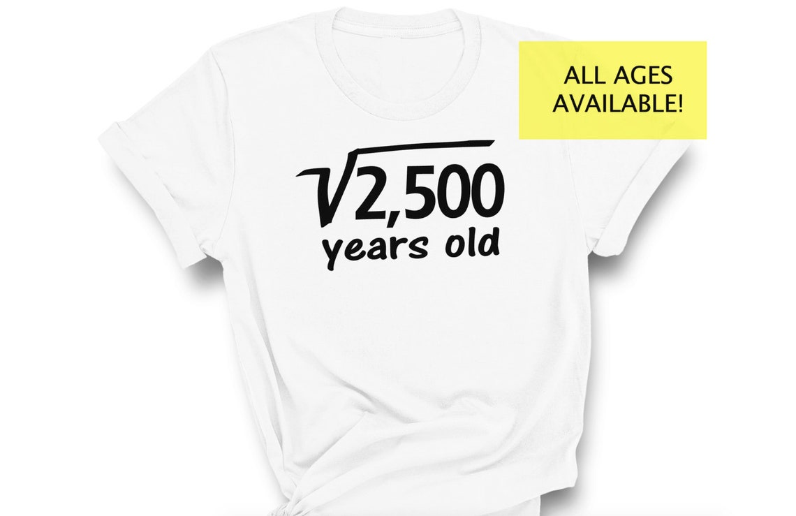 Funny kids birthday shirt square root of 100 birthday shirt | Etsy