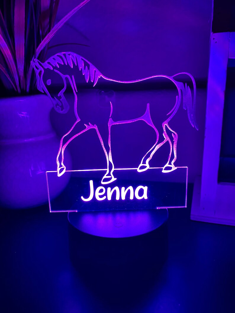 Personalized Kid's Night Light LED Night Light CUSTOM | Etsy