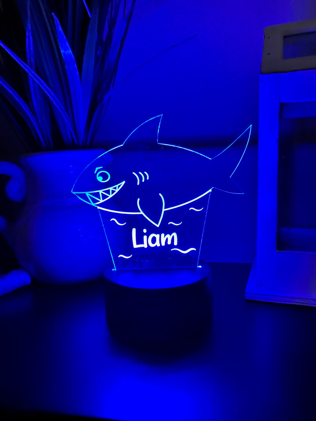 Personalized Kid's Night Light LED Night Light CUSTOM Night Light Color ...