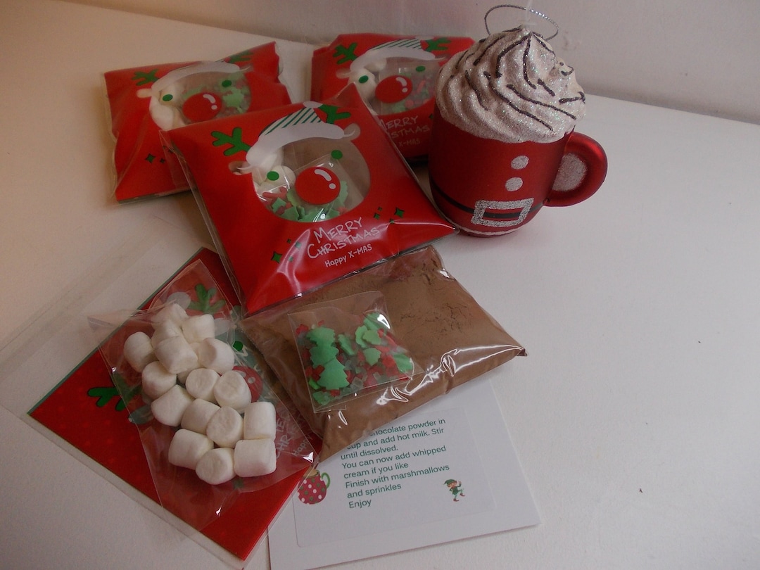 Christmas Hot Chocolate Kit Gift, Christmas Party or Winter Wedding ...