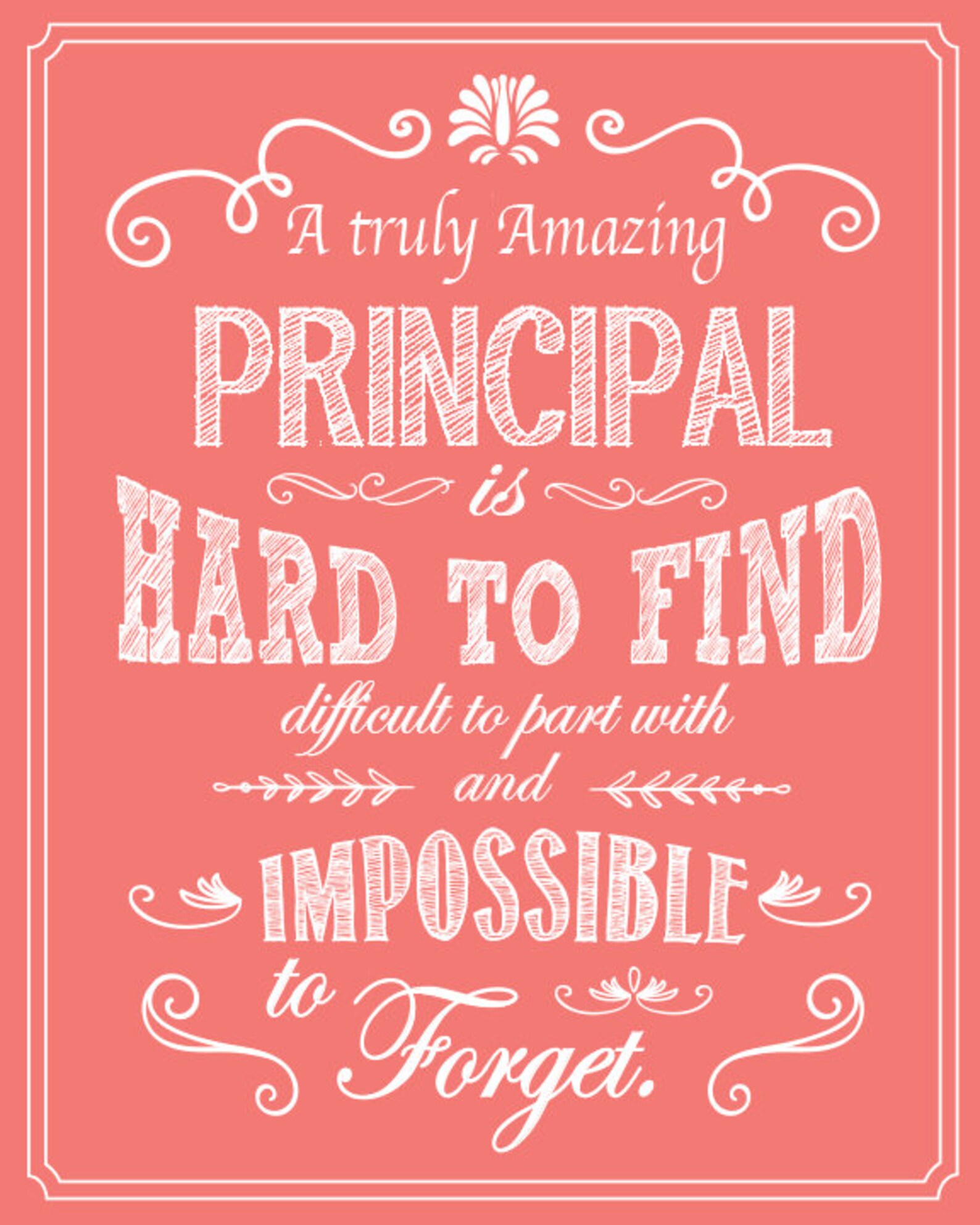 Principal Gift A Truly Great Principal Art Print Gift for - Etsy