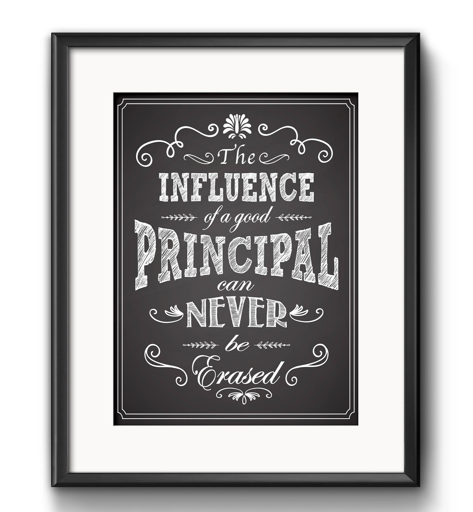 Principal Gift - A Truly Great Principal Art Print - Gift for Principal ...