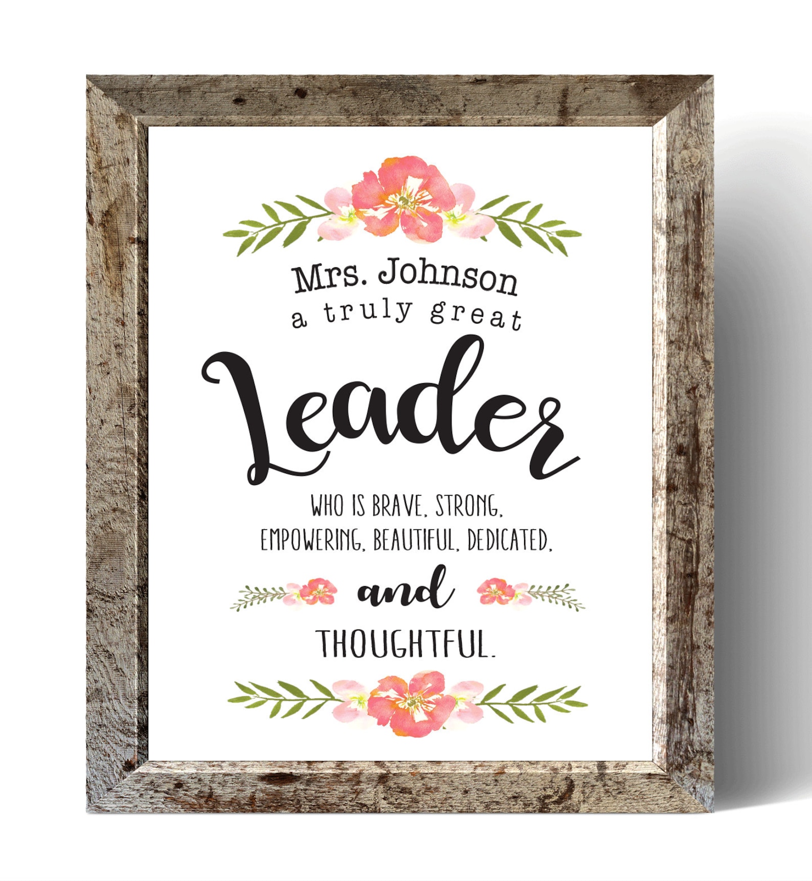 Personalized Leader Gifts Leadership Gifts A Truly Great - Etsy