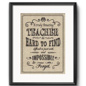 A Great Teacher is Hard to Find Printable Teacher Gift | Etsy