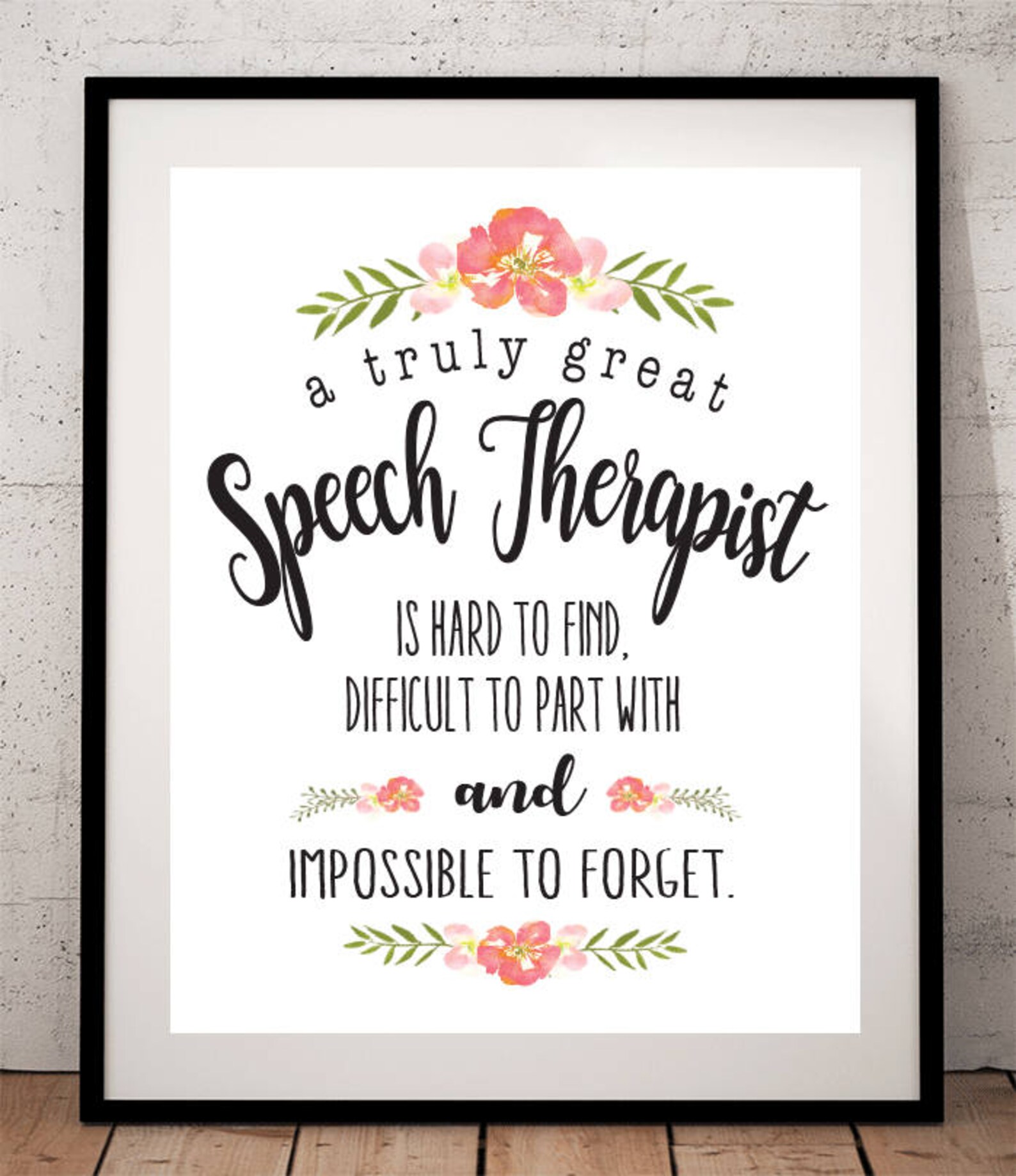Speech Therapist Gift Speech Therapist Printable SLP | Etsy