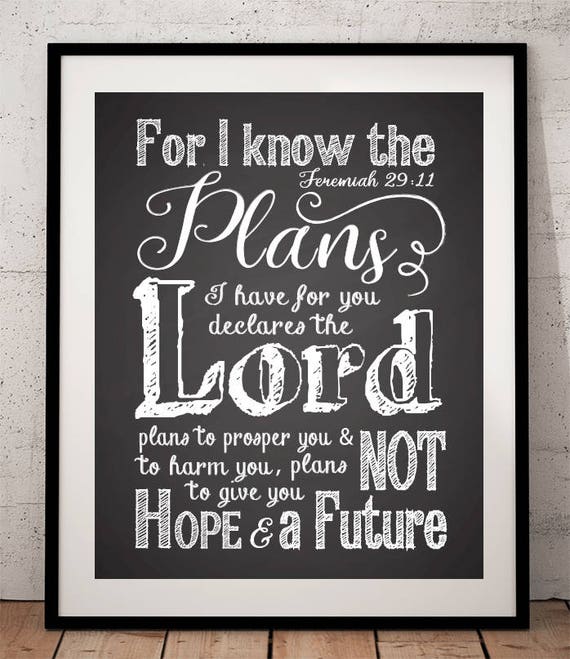 Chalkboard Art Bible Verse