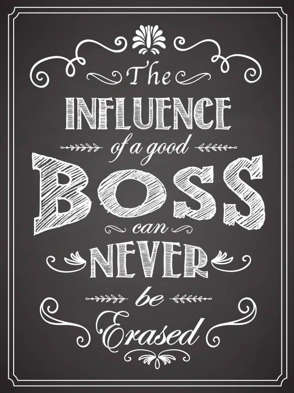 Un jefe verdaderamente grande tarjeta de día del jefe | Etsy