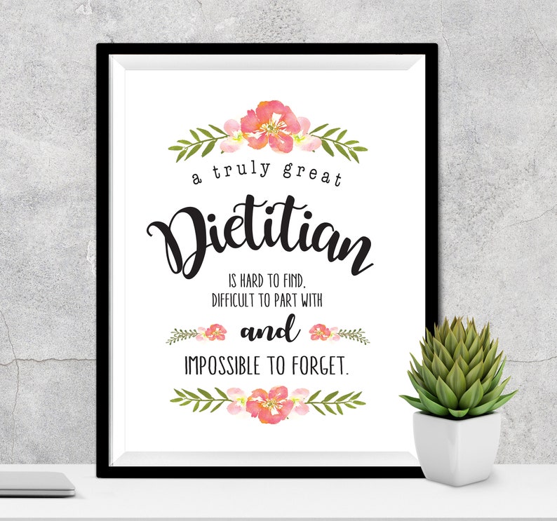 A Truly Great Dietitian, Personalized Dietitian Gift, Dietitian ...