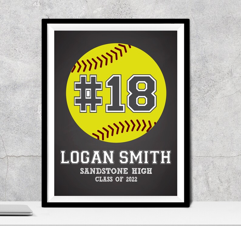 Personalized Senior Softball Gift, Softball Gifts for Team, Senior ...