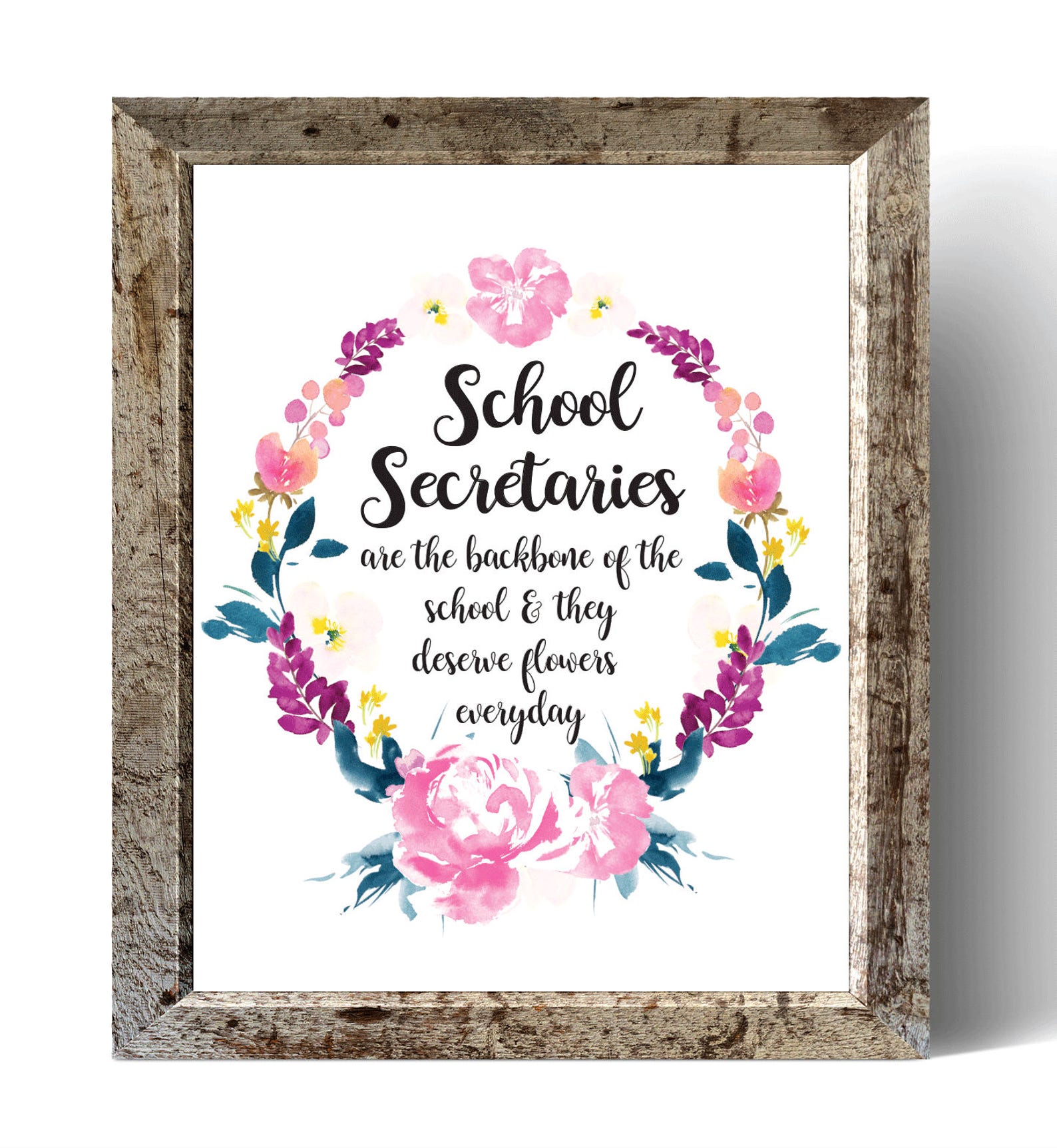 School Secretary Appreciation Printable School Secretary - Etsy Canada