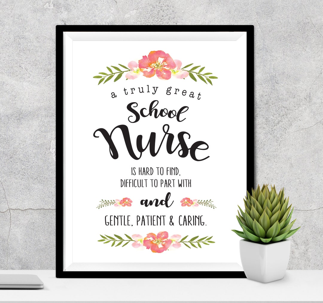 School Nurse Gift, A Truly Great School Nurse is Hard to Find, Nurse ...