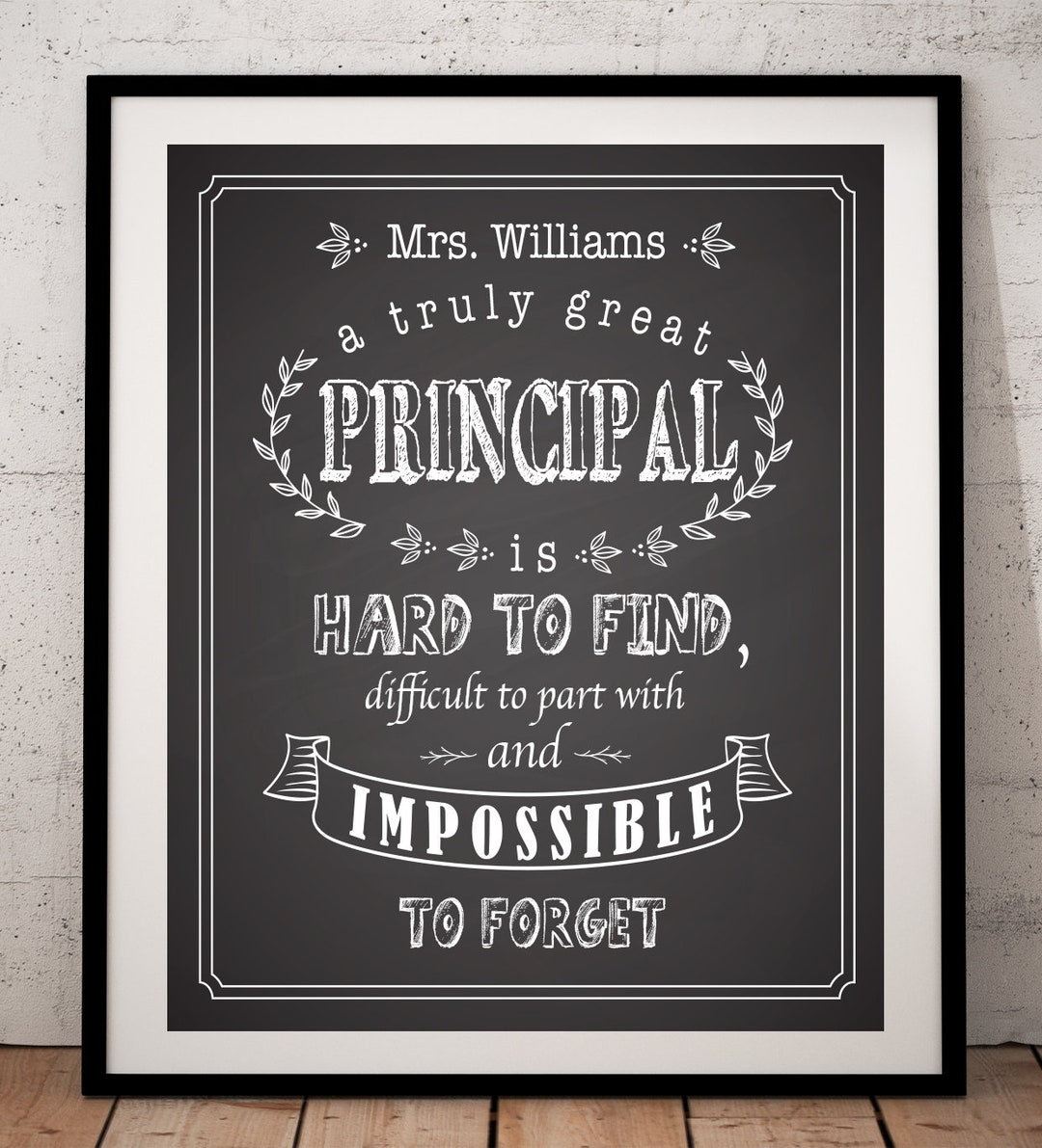 Personalized Principal Gift - A Truly Great Principal Art Print - Gift ...