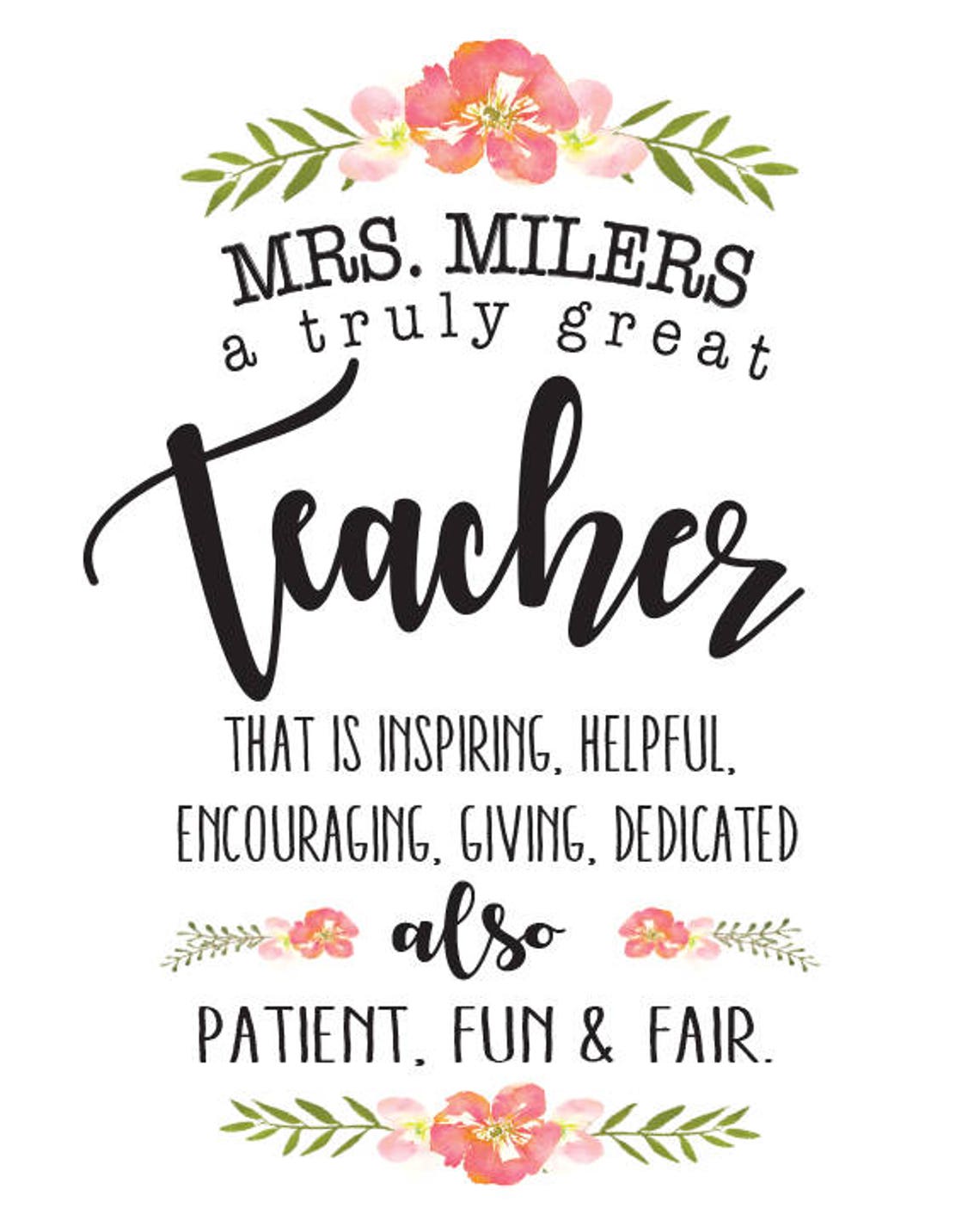 A Great Teacher is Hard to Find Printable Teacher Gift - Etsy Canada