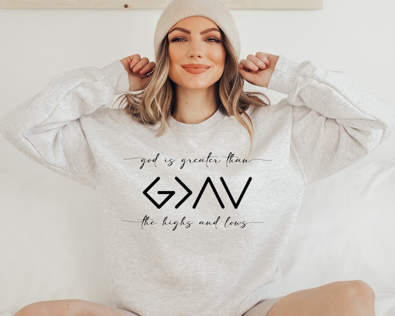 God is Greater Than the Highs and Lows SVG and PNG Bible - Etsy