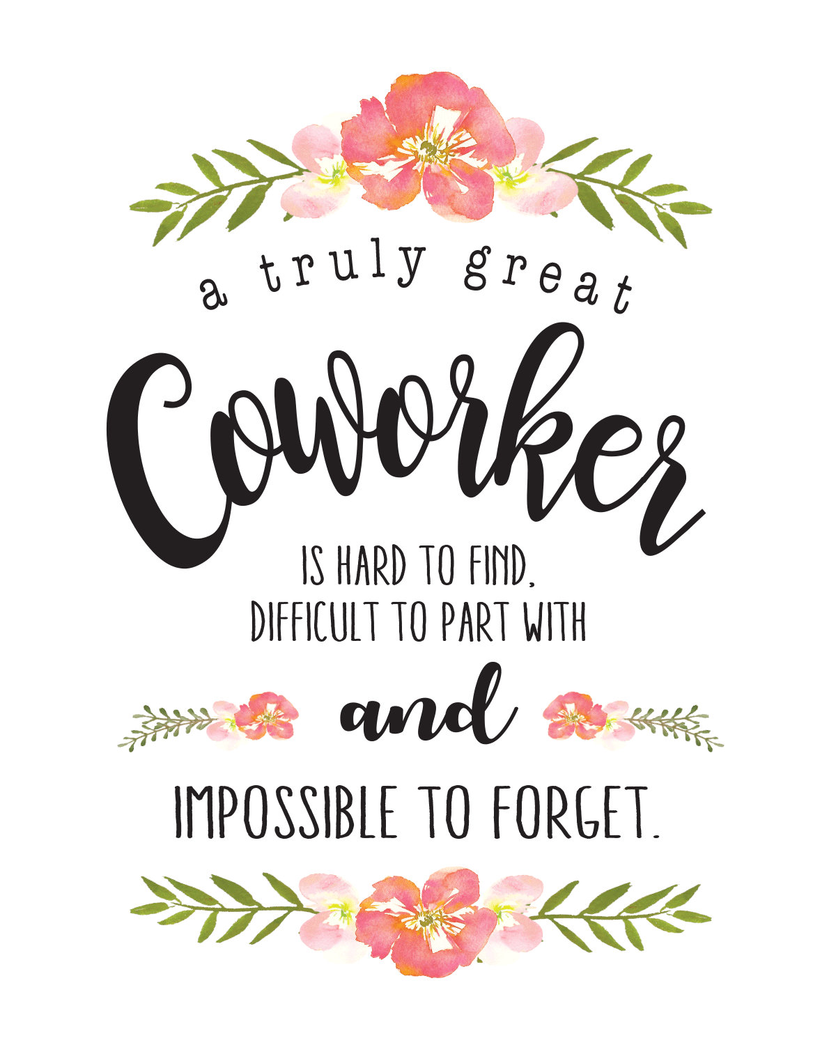 Coworker Gift A Truly Great Coworker Is Hard To Find | Etsy