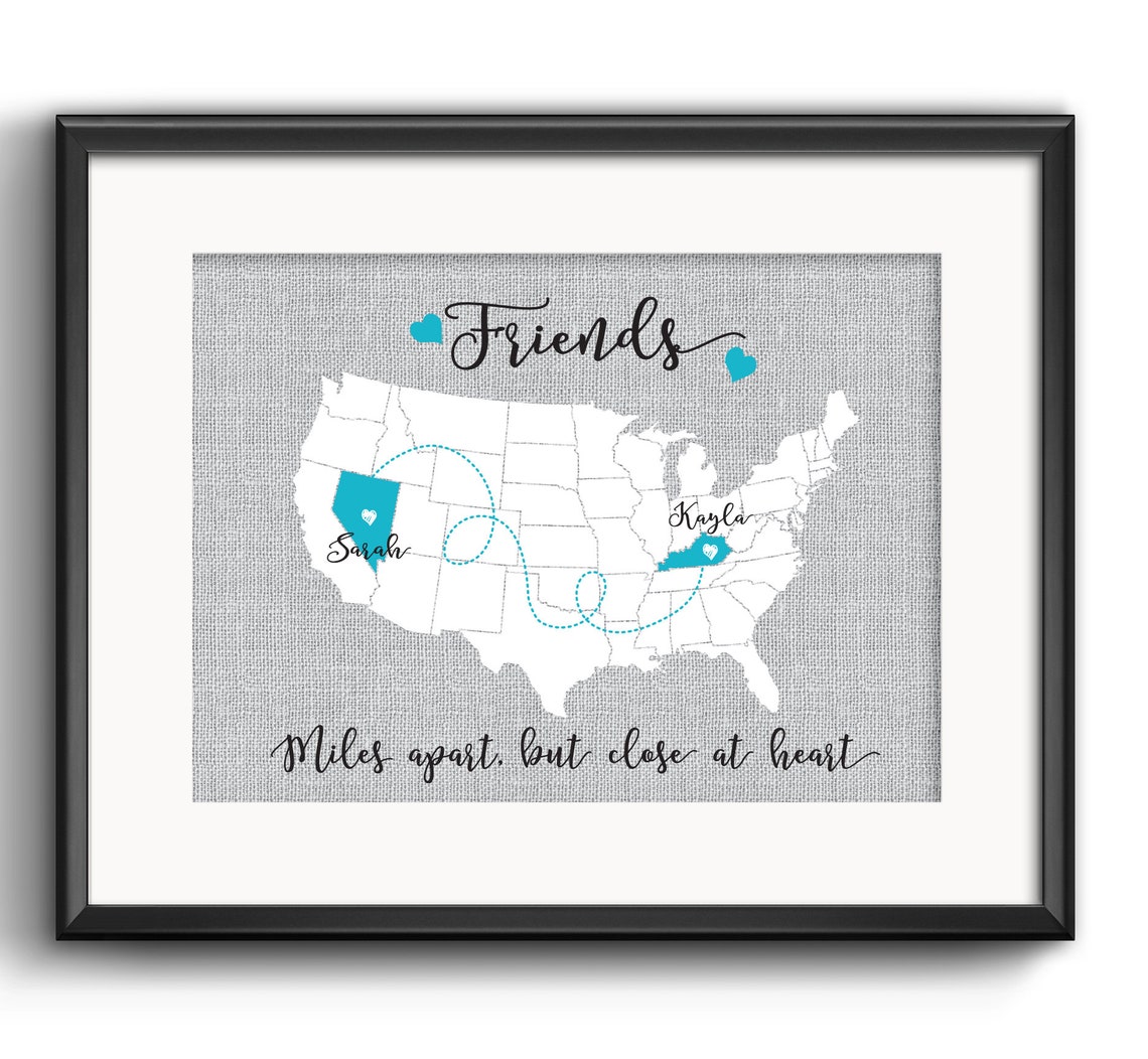 Long Distance Sister Gift, Long Distance Best Friend Gift, Sister ...