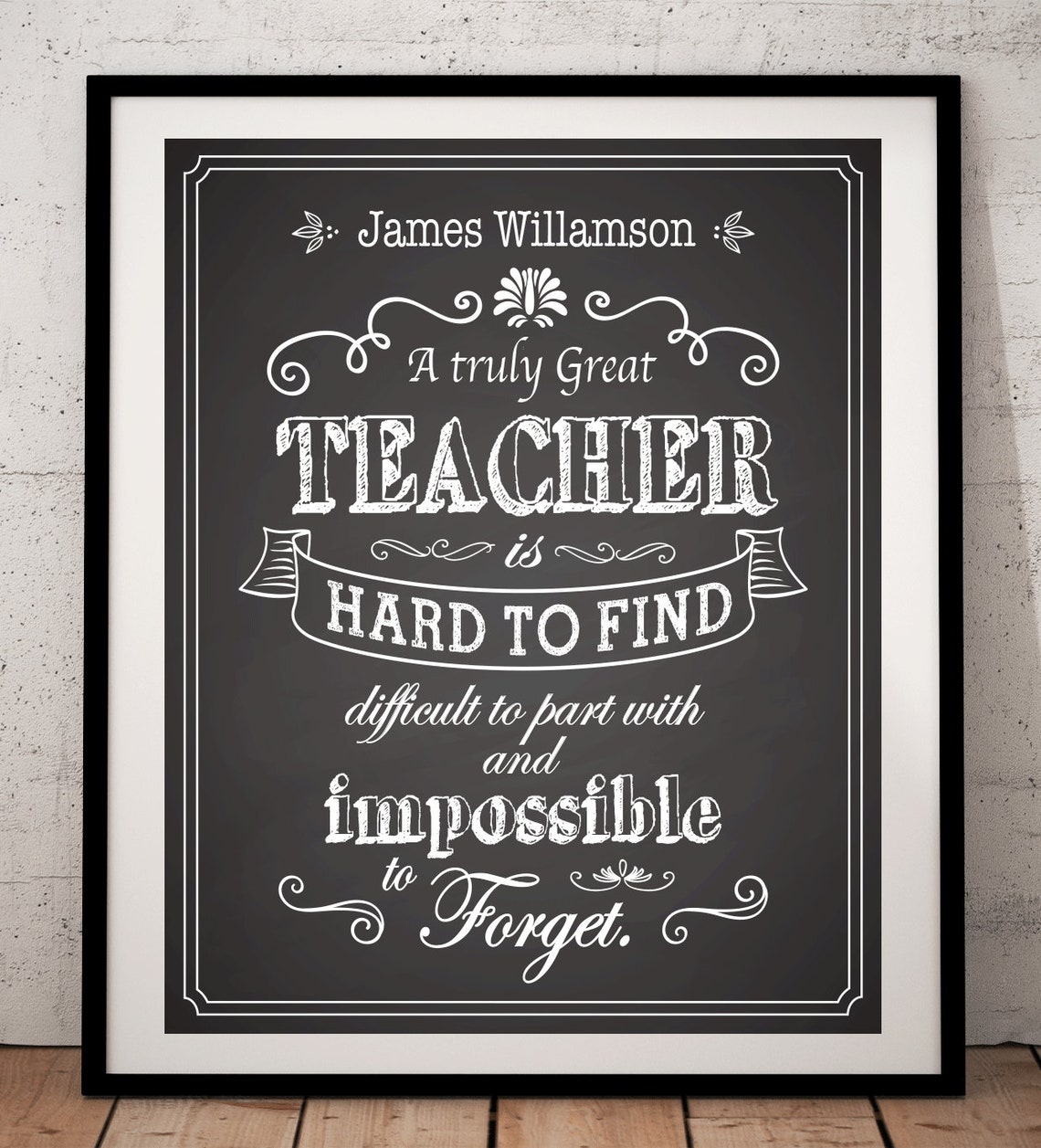 A Great Teacher is Hard to Find Printable Teacher Gift | Etsy