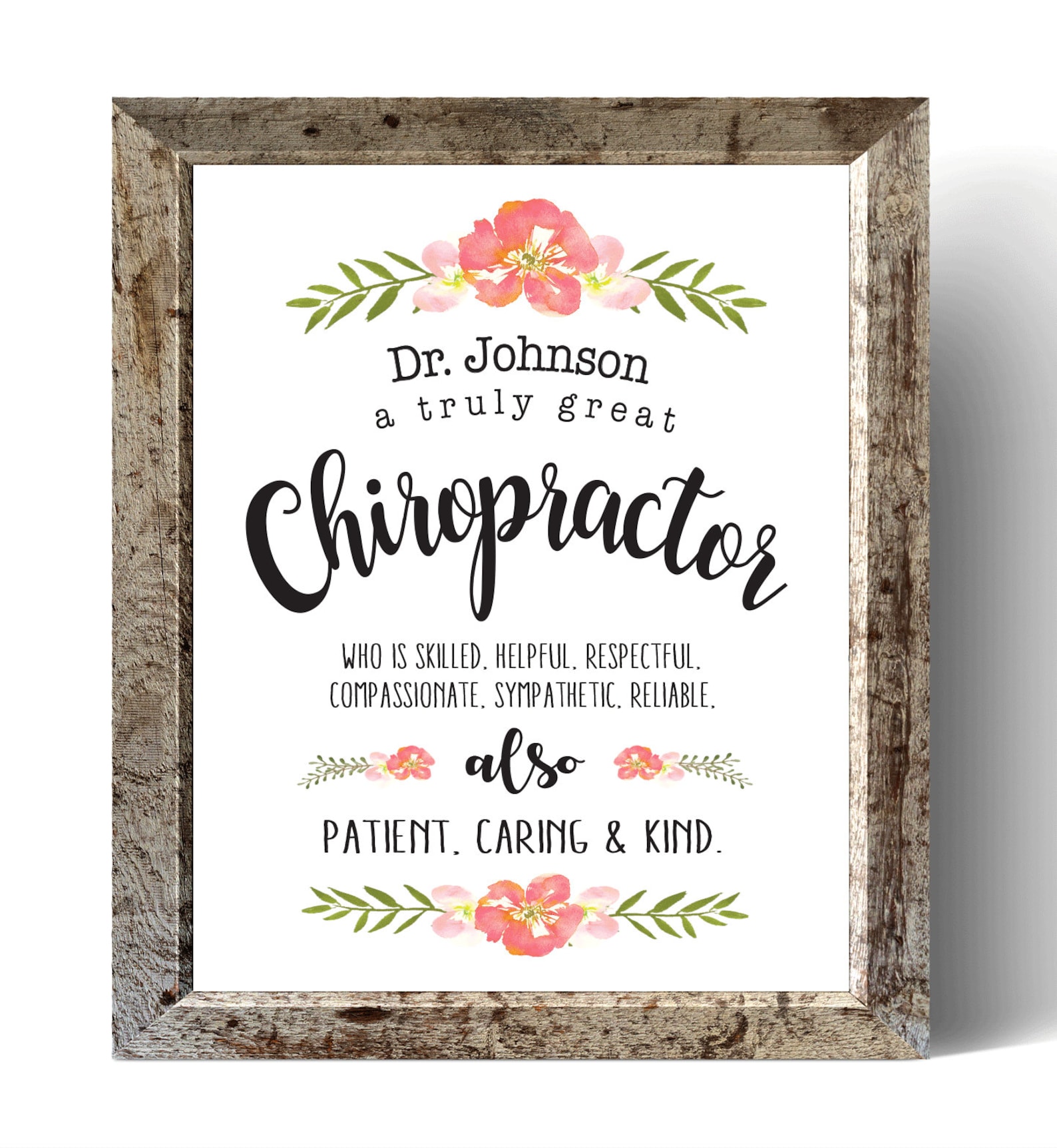 Chiropractor Gift Personalized Chiropractor Chiropractor - Etsy
