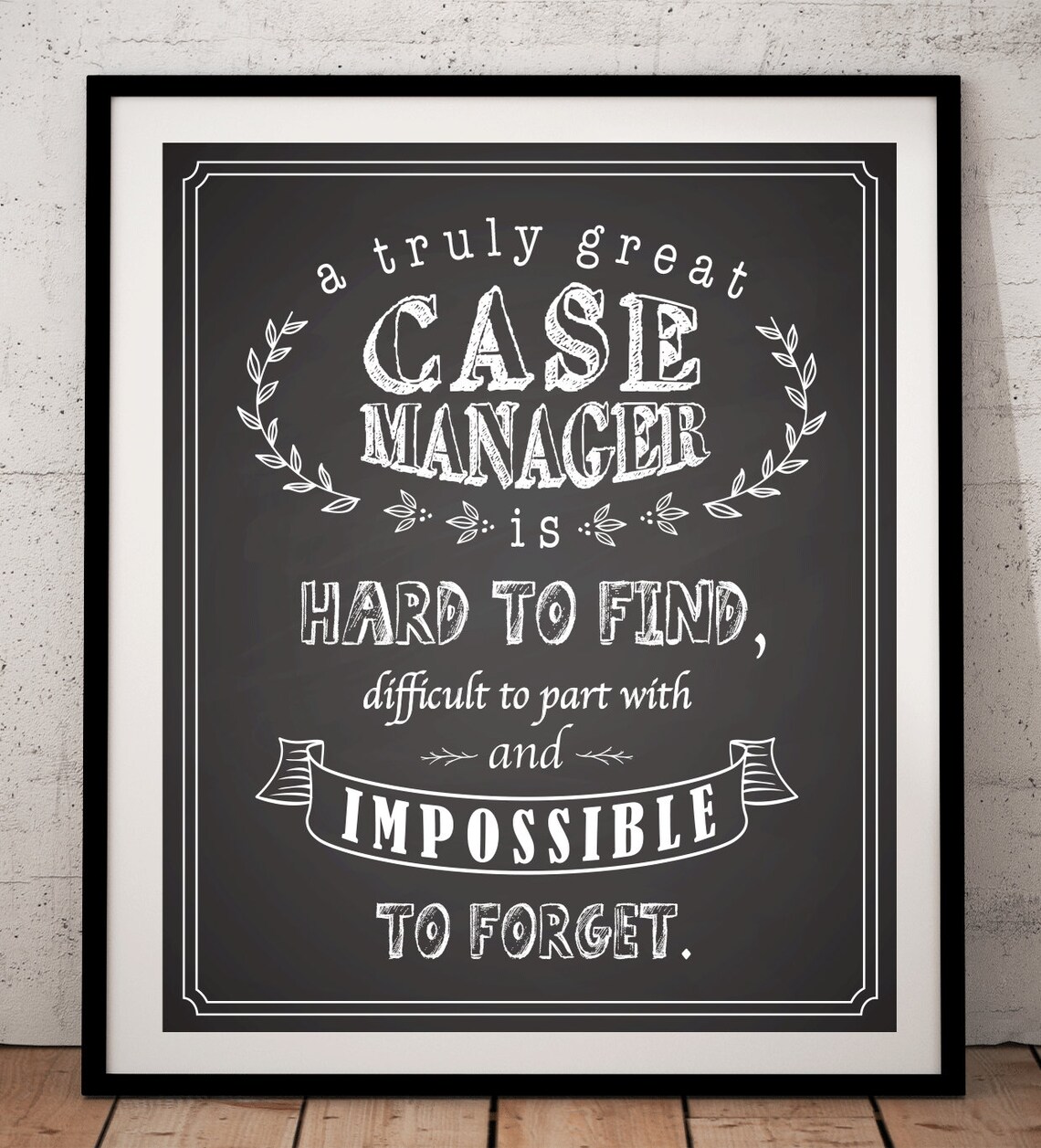 Case Manager Gift A Truly Great Case Manager Art Print - Etsy
