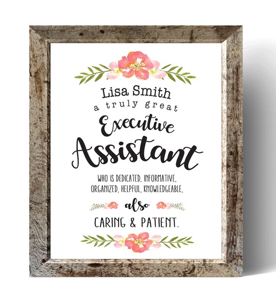 A Truly Great Executive Assistant Secretary Best Secretary | Etsy