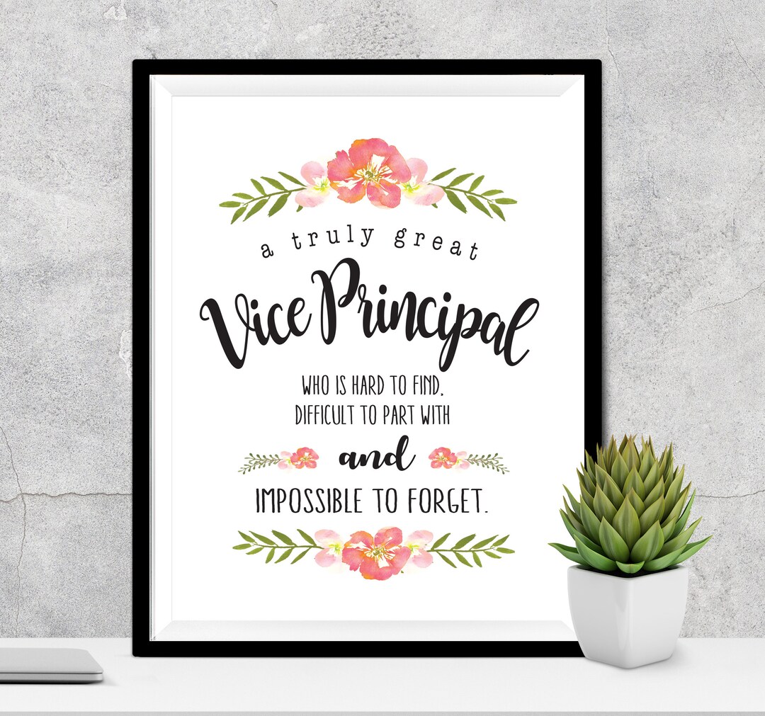 Vice Principal Gift, Vice Principal Christmas, Custom Vice Principal ...