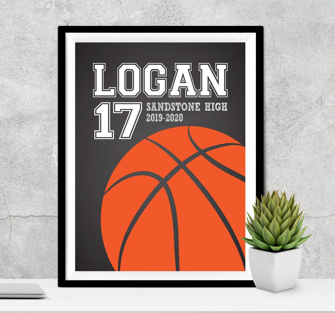 Personalized Senior Basketball Gift Basketball Gifts for | Etsy