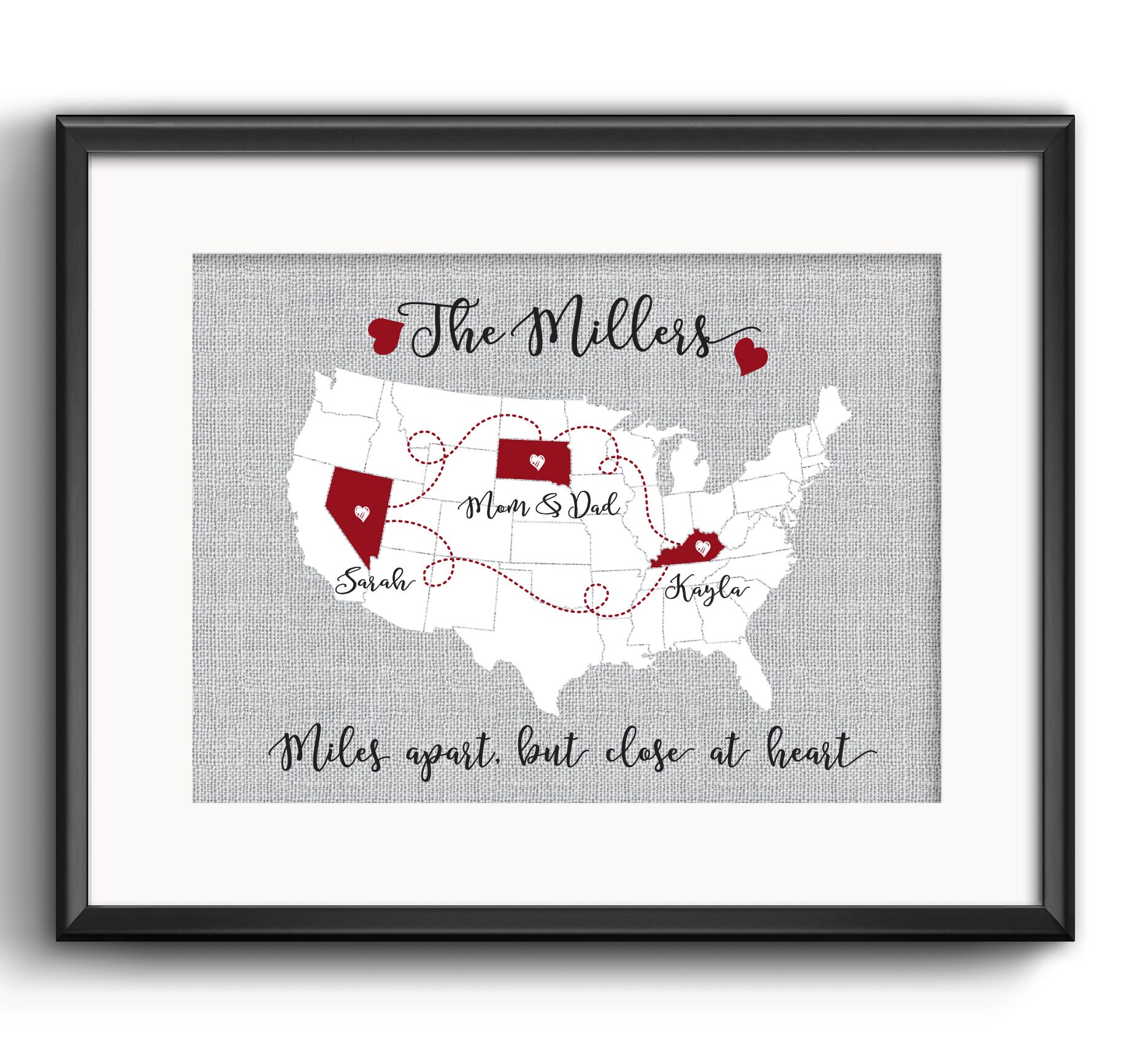 Long distance Sister Gift Long distance Best friend Gift | Etsy