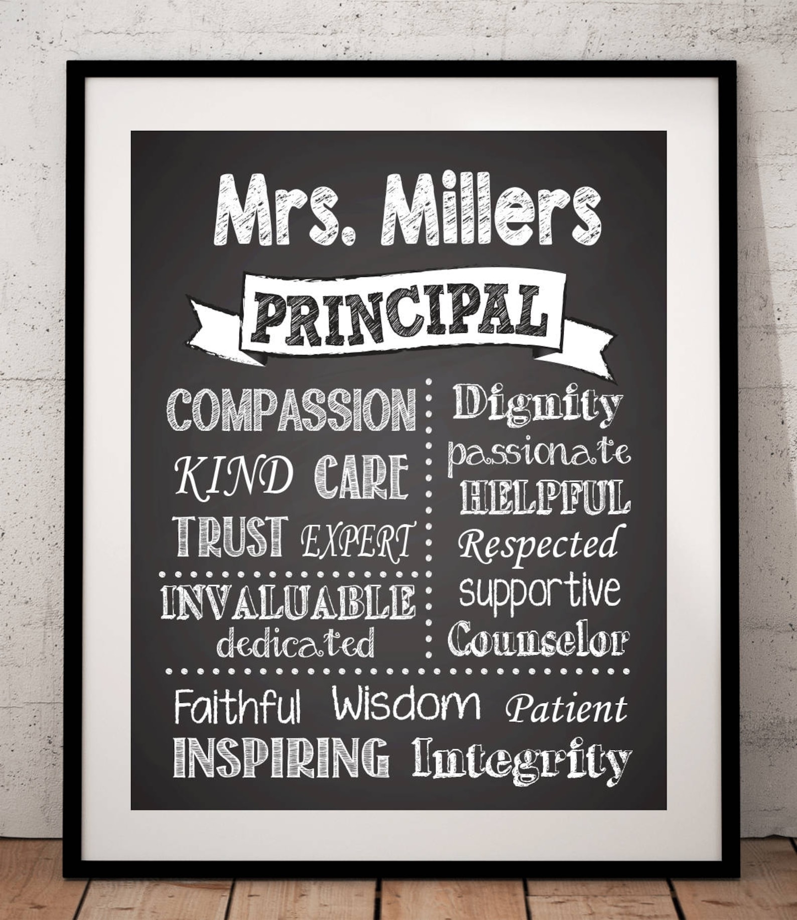 Principal Gift A Truly Great Principal Art Print Gift for - Etsy