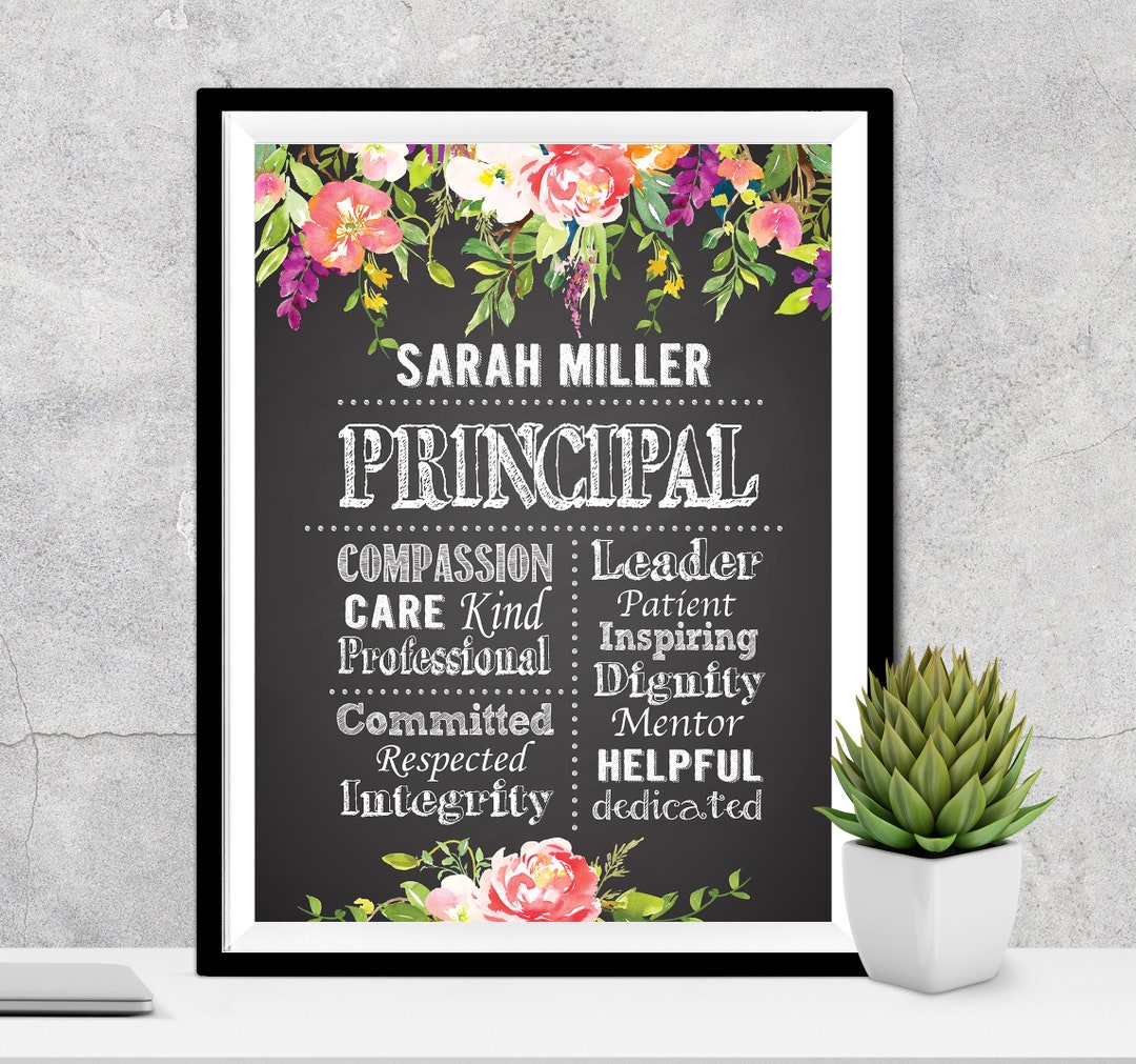 Personalized Principal Gift, Assistant Principal Gift, Teacher Gift ...