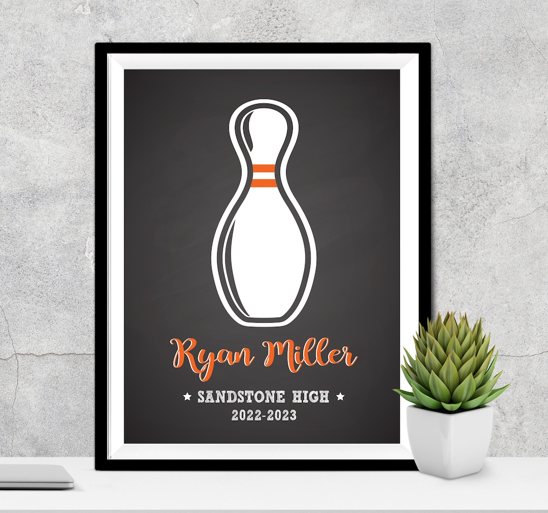 Personalized Senior Bowling Player Team Gift, Graduating Senior High ...