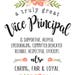 Vice Principal Gift, Vice Principal Christmas, Custom Vice Principal ...
