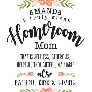 Classroom Mom Gift, Class Mom Gift, Teacher Appreciation, Classroom ...