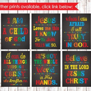 I Can Do All Things Through Christ. Christian Wall Art. Children's Room ...