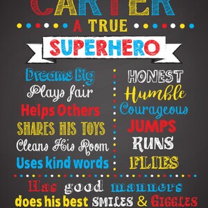 A True Superhero, Boys Girl Room Decor, Superhero Rules, Superhero Room ...