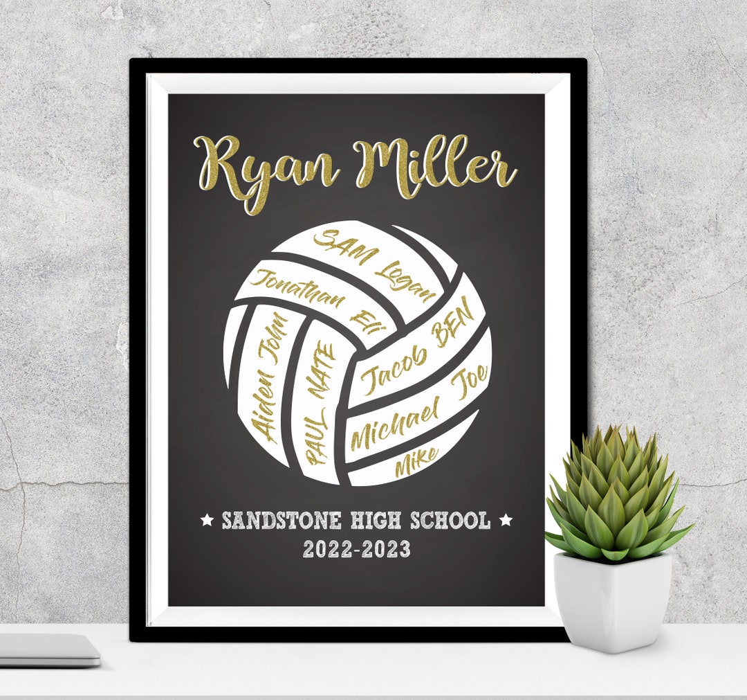 Personalized Senior Volleyball Player Gift, Graduating Senior High ...
