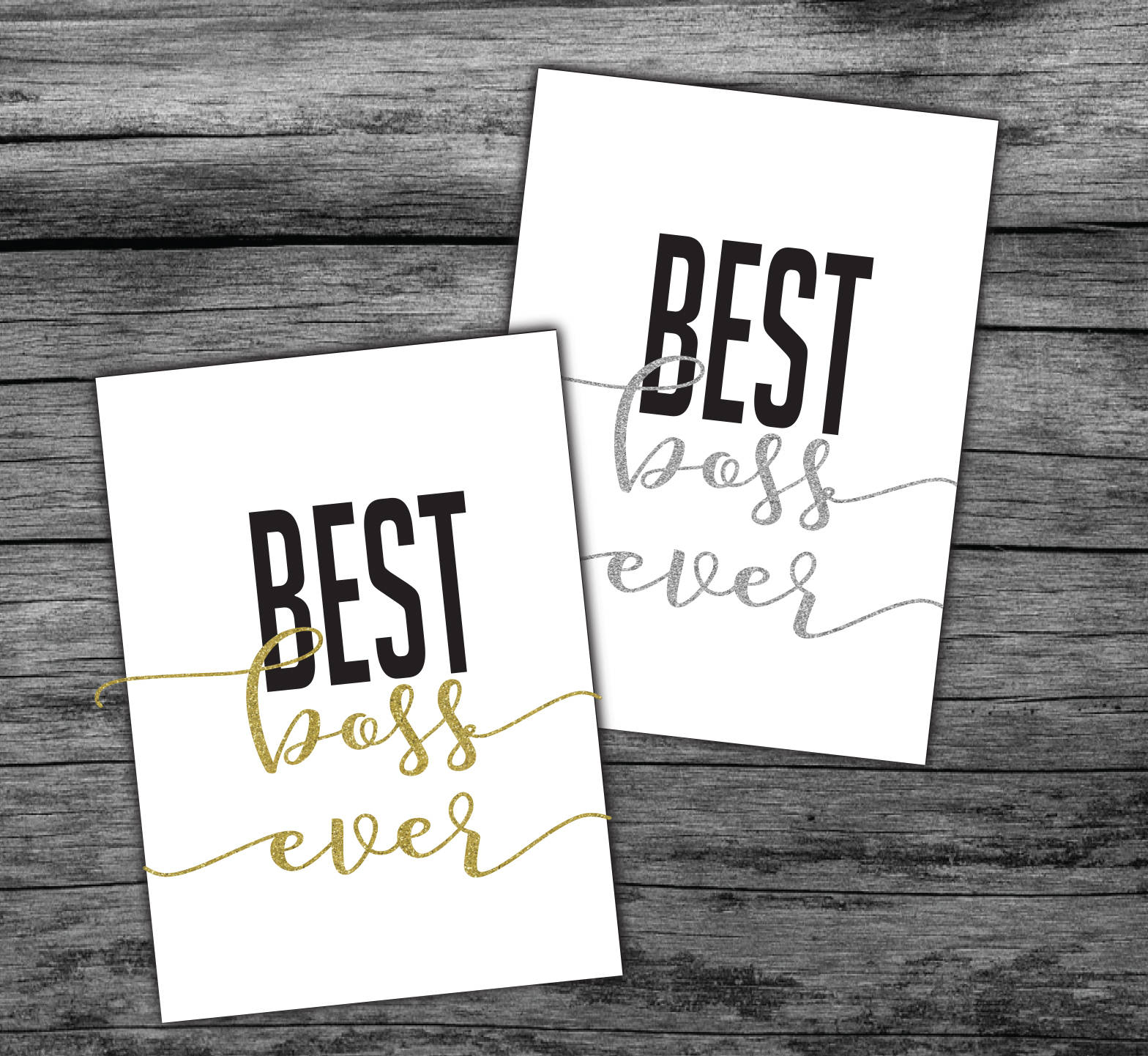 Boss's Day Card, Thanks for Being the Best Boss Ever, Printable Boss ...