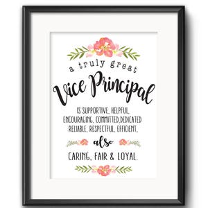 Vice Principal Gift, Vice Principal Christmas, Custom Vice Principal ...