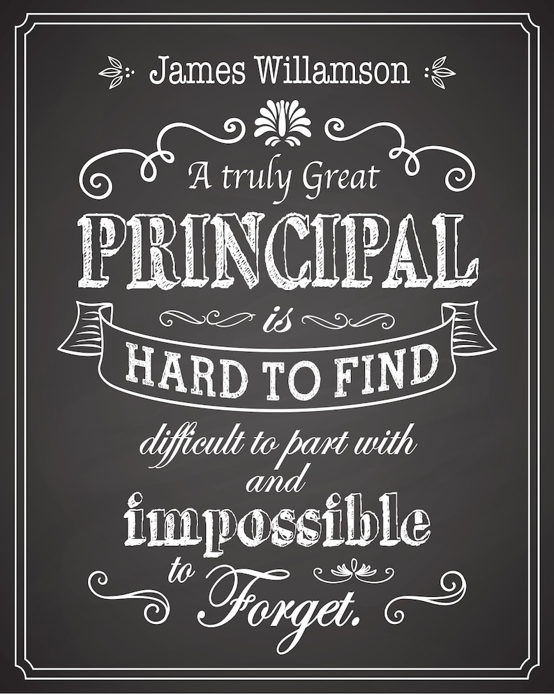 Personalized Principal Gift - A Truly Great Principal Art Print - Gift ...