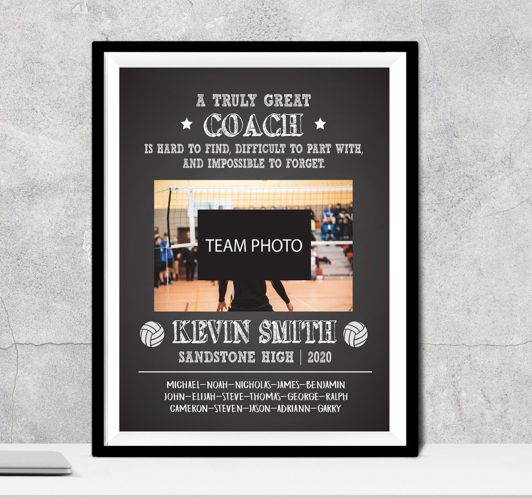 Volleyball Coach Gift, A Truly Great Coach is Hard to Find, Volleyball ...