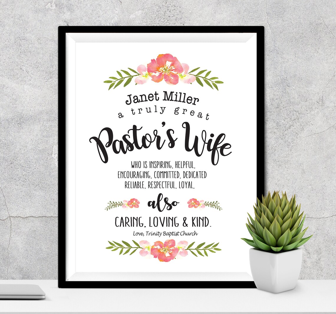 Pastor's Wife Gift Pastor Gift Pastor Appreciation Minister Gift ...