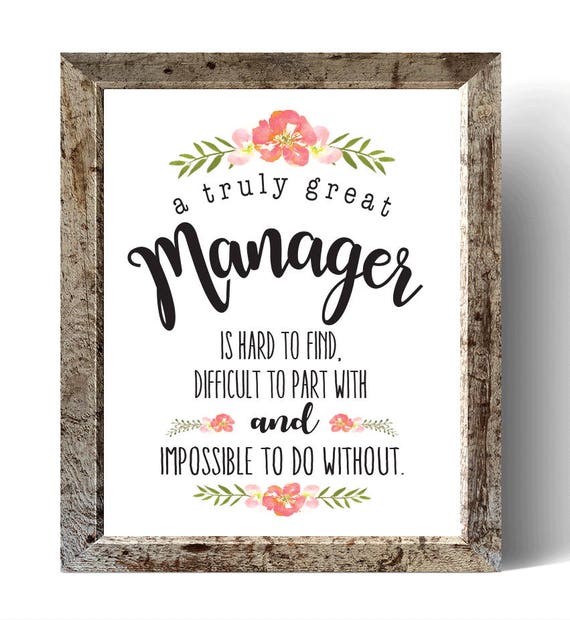 A Truly Amazing Manager is Hard to Find & Impossible to Do - Etsy