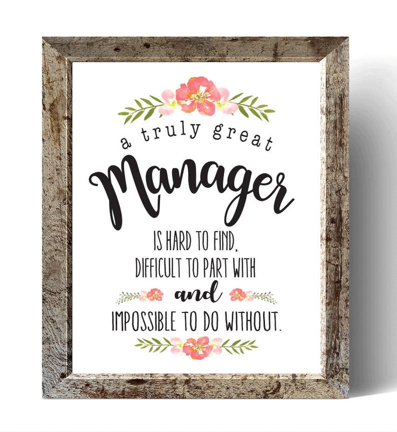 A Truly Amazing Manager is Hard to Find & Impossible to Do - Etsy
