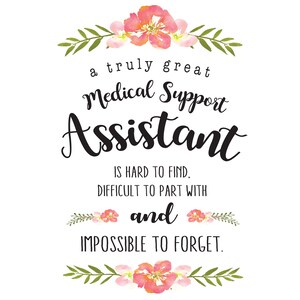 A Truly Great Medical Support Assistant Gift, Clinical Assistant Gift ...