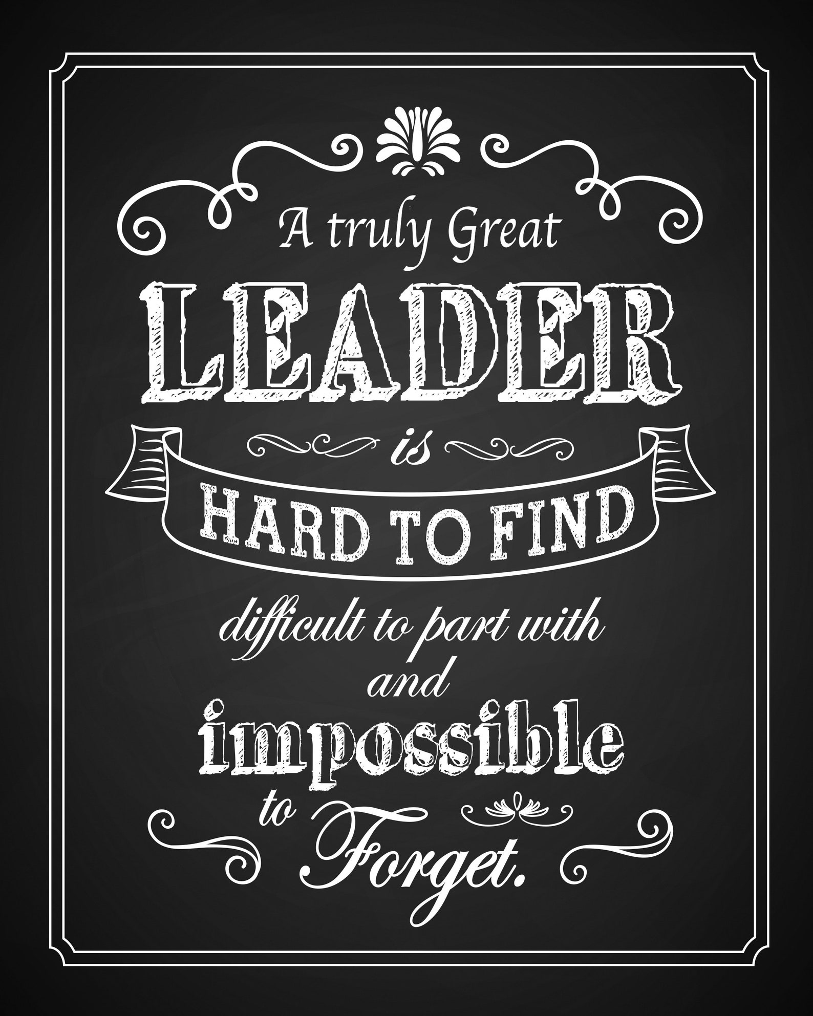 Personalized Leader Gifts, Leadership Gifts, A Truly Great Leader is ...