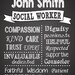 Social Worker Gift A Truly Great Social Worker Art Print