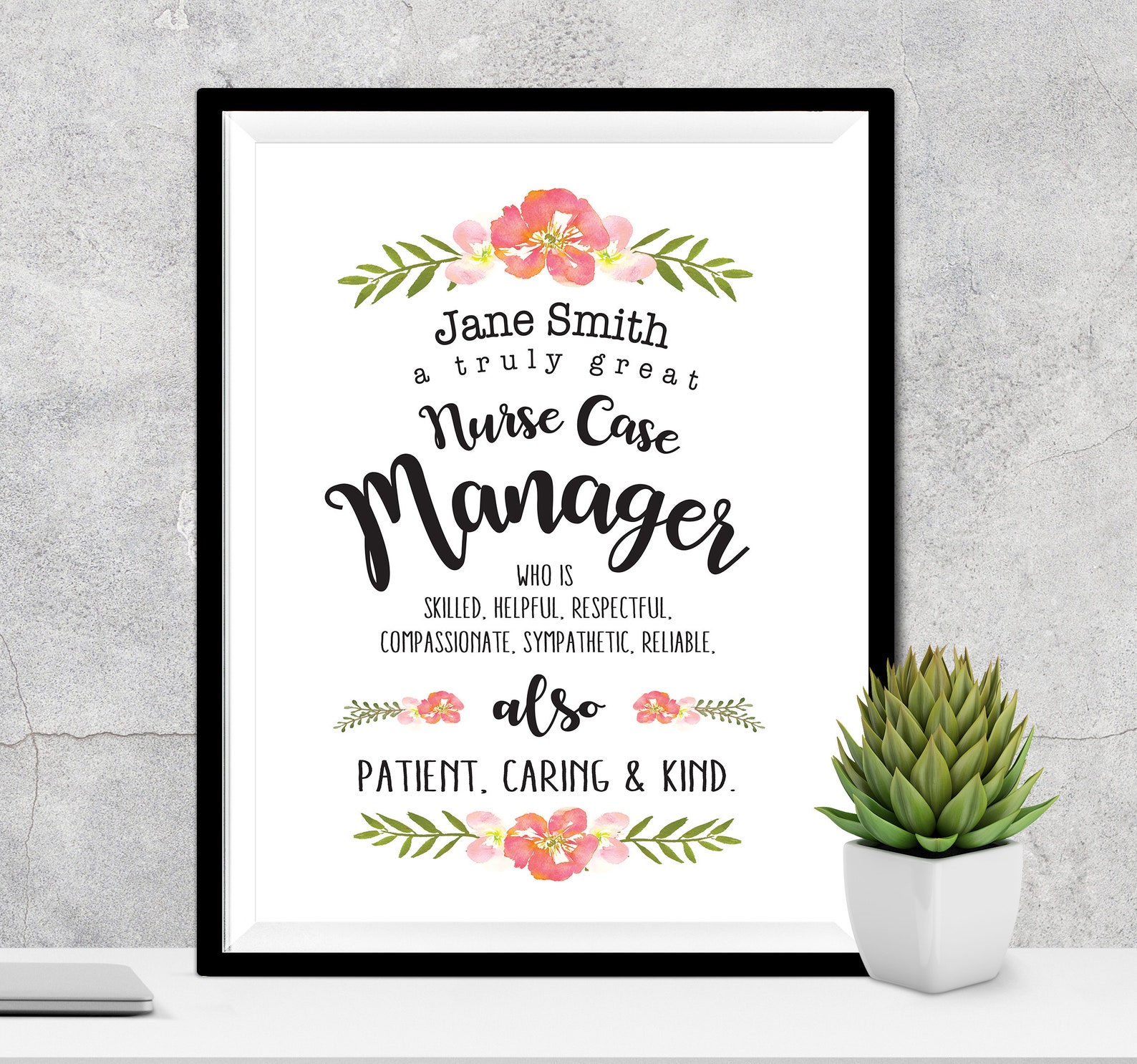 Personalized Nurse Case Manager Gift, Nurse Gift, A Truly Great Nurse ...