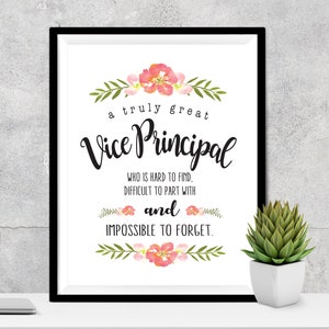 Vice Principal Gift, Vice Principal Christmas, Custom Vice Principal ...
