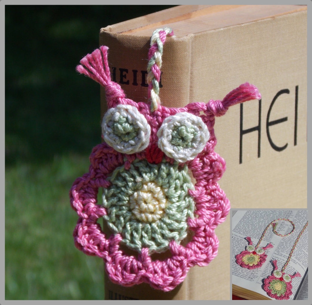 Scalloped Owl Bookmark Crochet Pattern ... Instant Download - Etsy